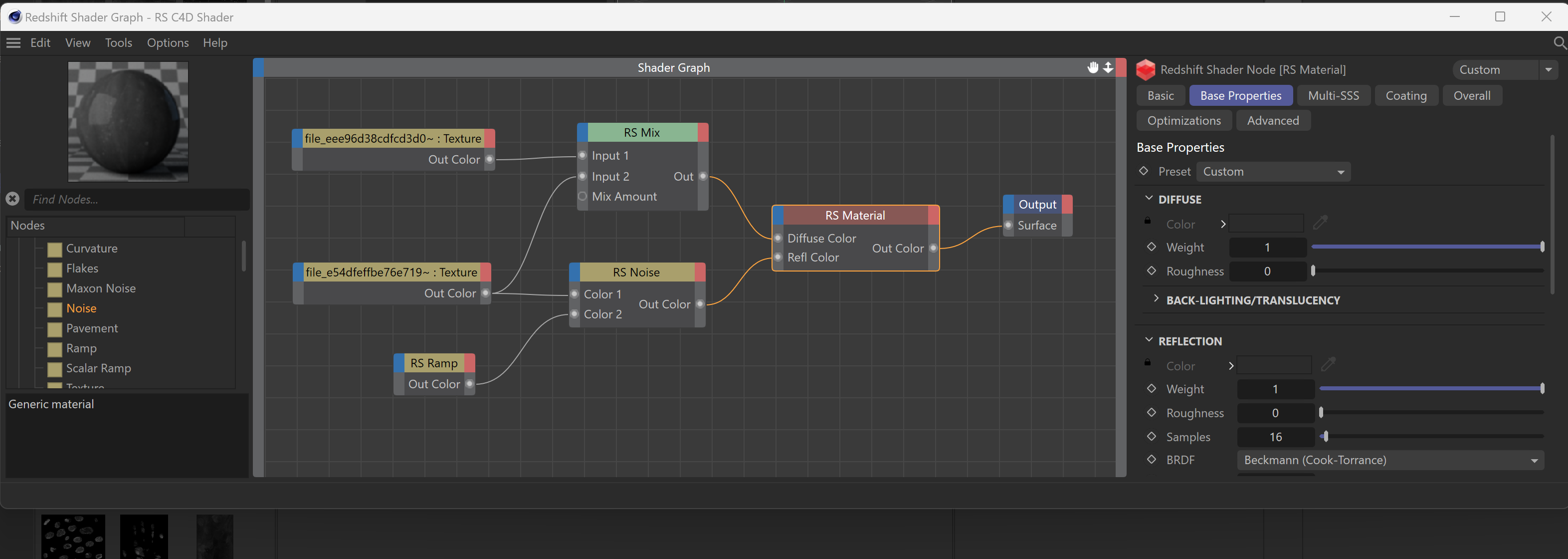 Script that converts Redshift materials back to C4D standard ones