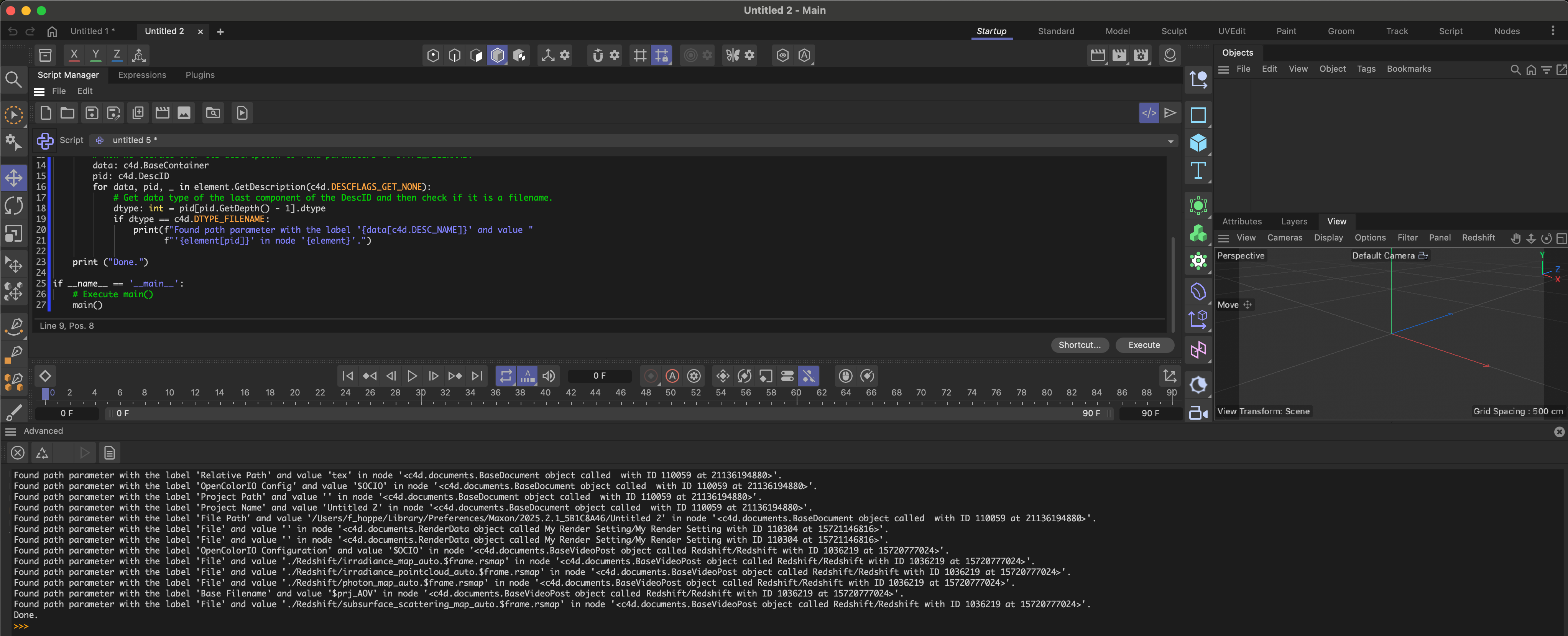 Path mapping in Cinema 4D using Redshift does not work